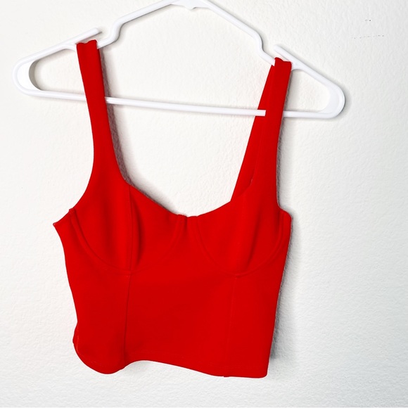 Zara | Tops | Zara Cute Red Top | Poshmark